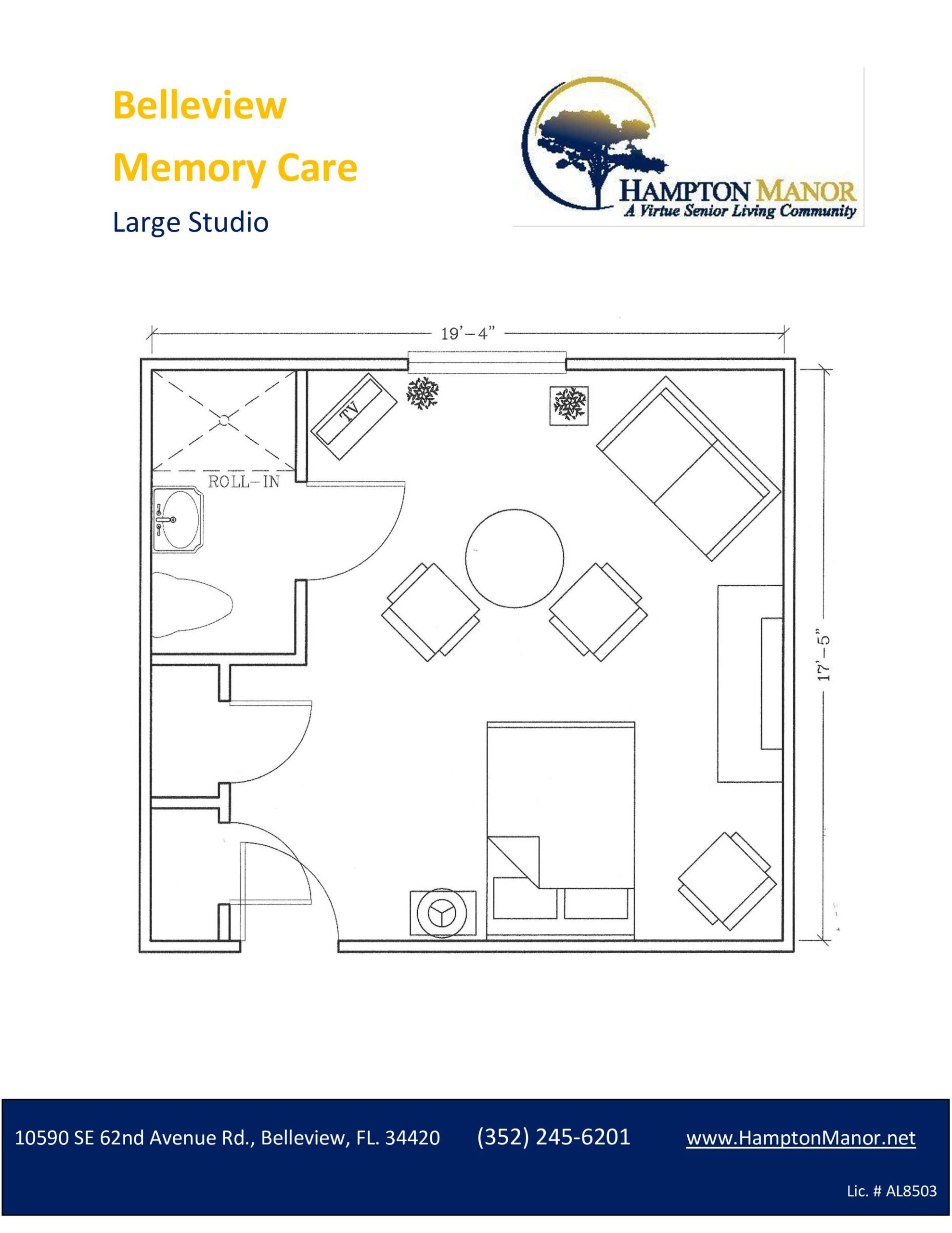 Memory Care in Belleview FL | Starting at $2950 | Hampton Manor